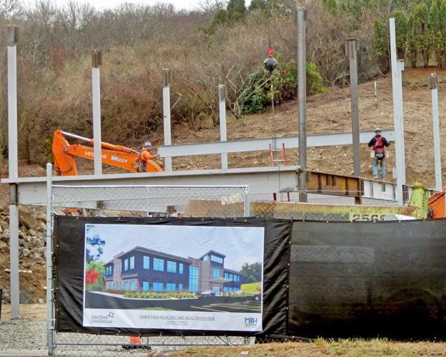 PHOTO: Steel rising at site of new Hartford HealthCare facility in ...