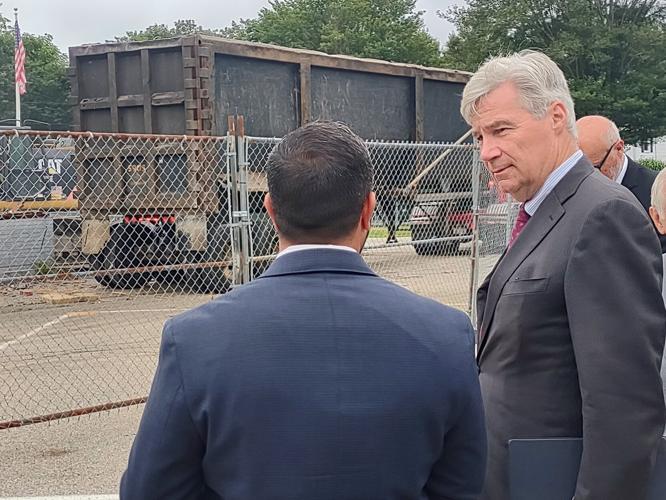 End of an Era: Senators tour site of 1904 Ashaway School demolition ...