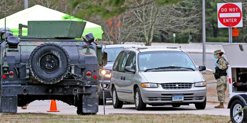 PHOTOS: The new normal ... National Guard checkpoints all around ...