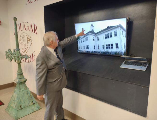 End of an Era: Senators tour site of 1904 Ashaway School demolition ...