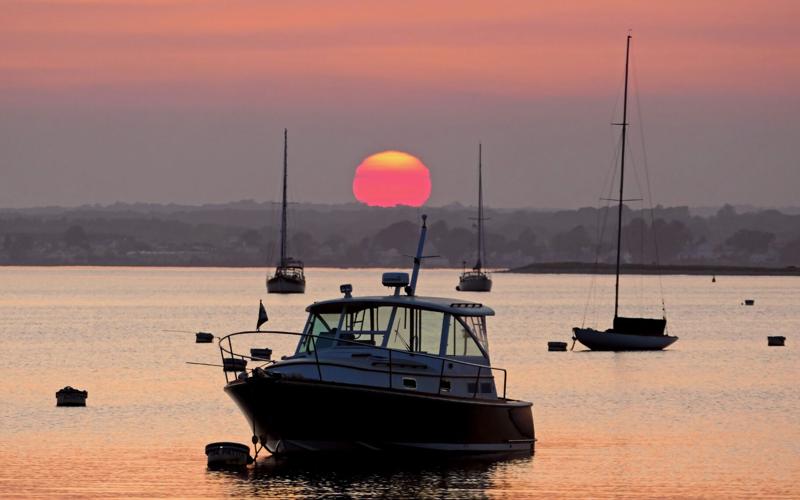PHOTOS: Smoke gets in your eyes, even at sunset | Westerly ...