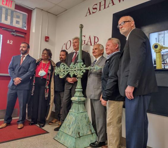 End of an Era: Senators tour site of 1904 Ashaway School demolition ...
