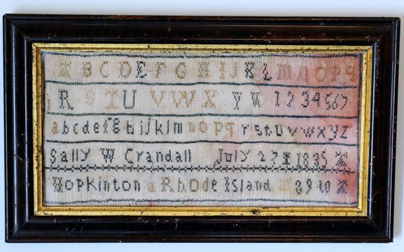 Historic samplers highlight women’s education at Hopkinton Historical ...