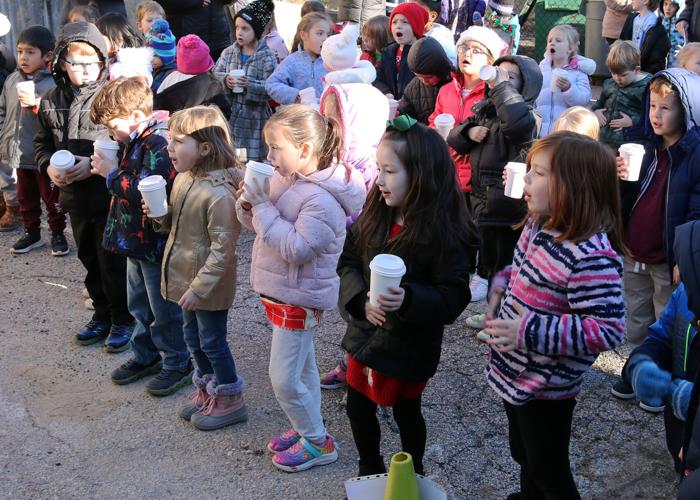 PHOTOS: Springbrook kindergartners ring the bells of the season ...