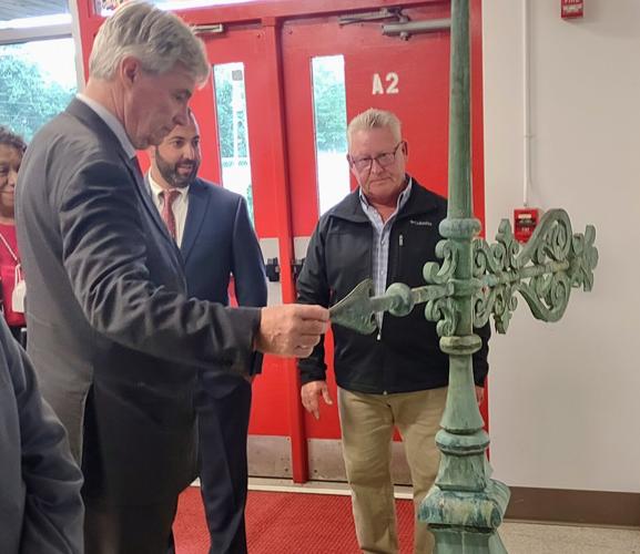 End of an Era: Senators tour site of 1904 Ashaway School demolition ...