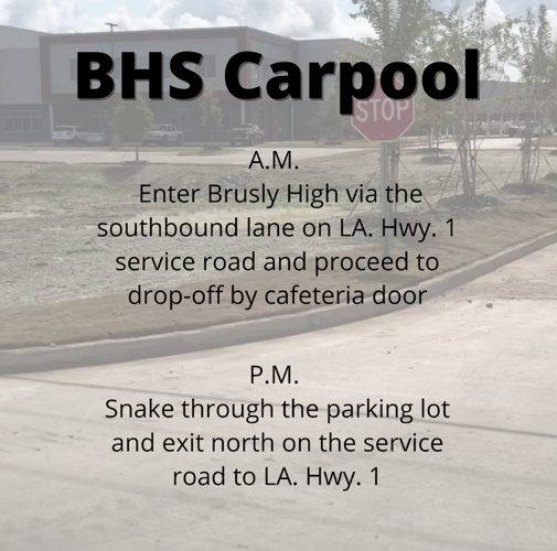 New carpool routes for Brusly Middle, High Schools to alleviate backups ...
