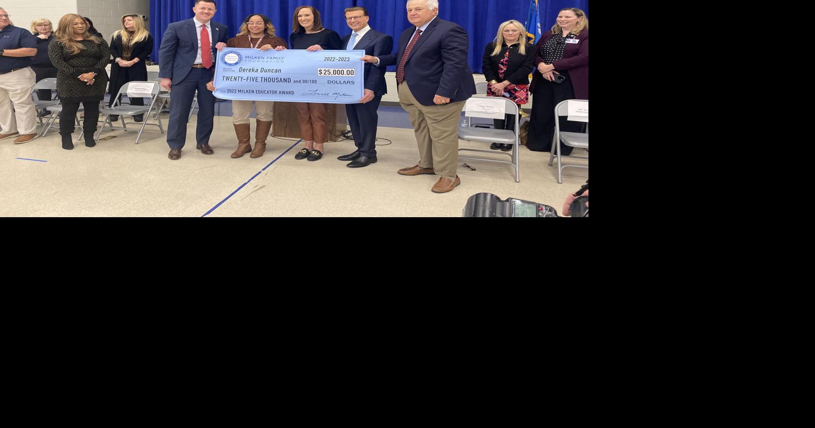 Cohn Elementary teacher receives prestigious Milken Award | News ...