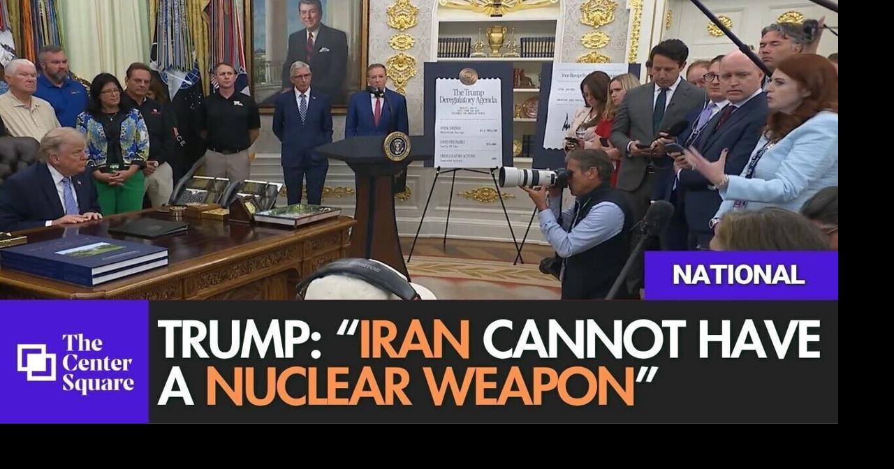 WATCH: Trump says Iran ‘won’t have nuclear weapon’ | National | times ...