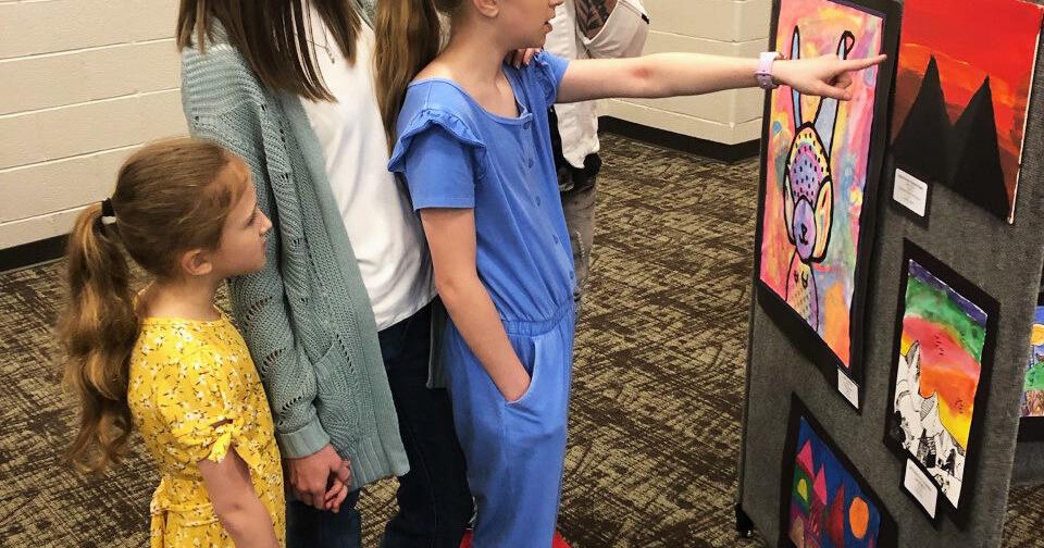 Students display works at county schools art show | Times Georgian ...
