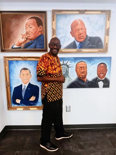 Landrum's Black History Month art displayed at library | Times Georgian ...