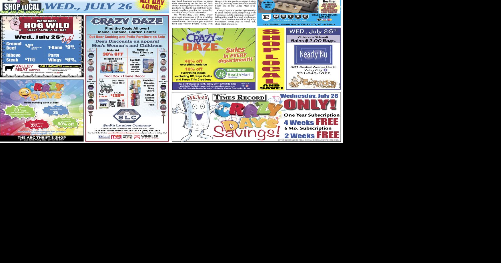 Valley City Crazy Daze, July 26th | News | times-online.com