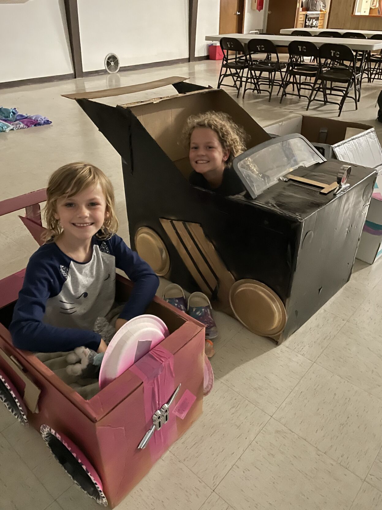 Cardboard box drive-in movie night shines bright | News | times-online.com