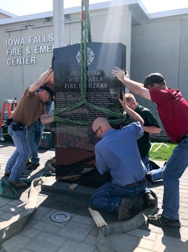 Placement of stones completes firefighter memorial | News ...