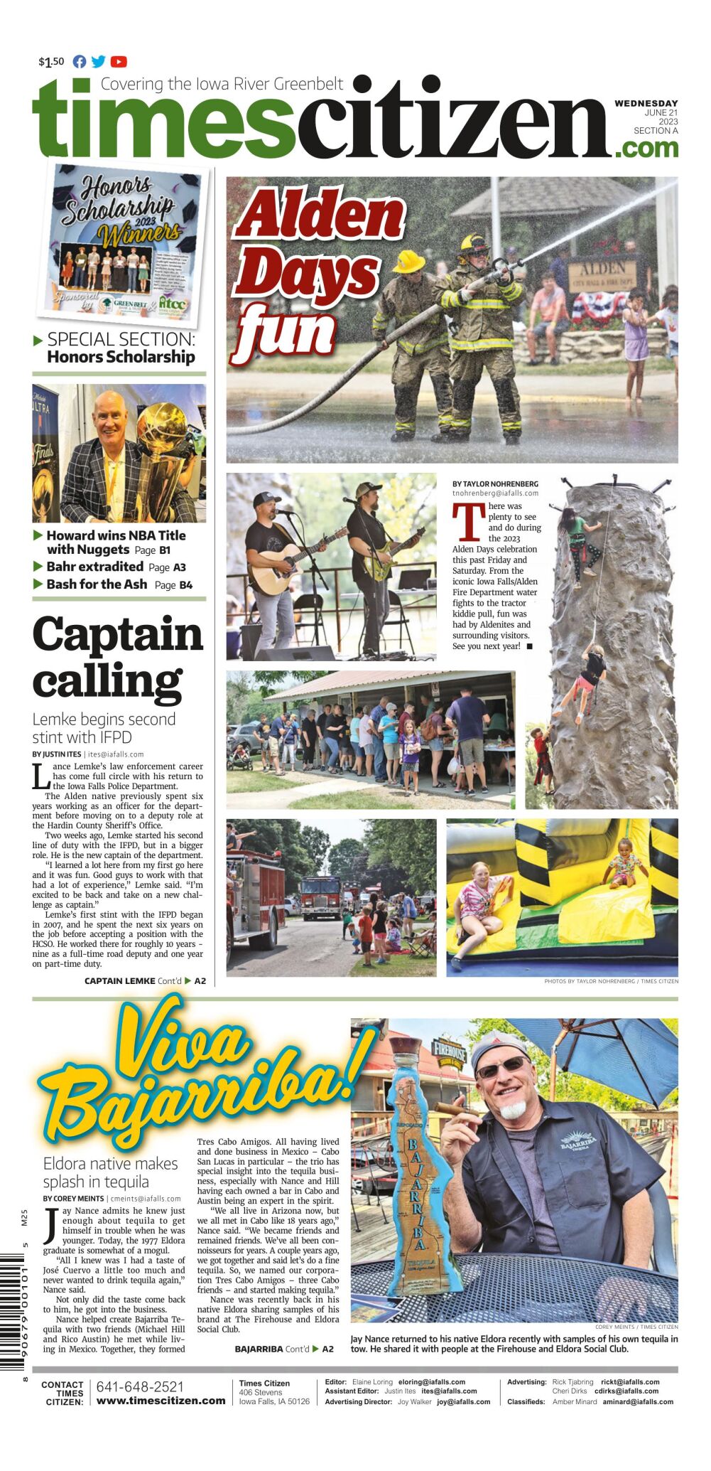 Times Citizen named Newspaper of the Year | News | timescitizen.com