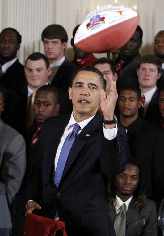 Obama honors Alabama football team | Archives | timesdaily.com