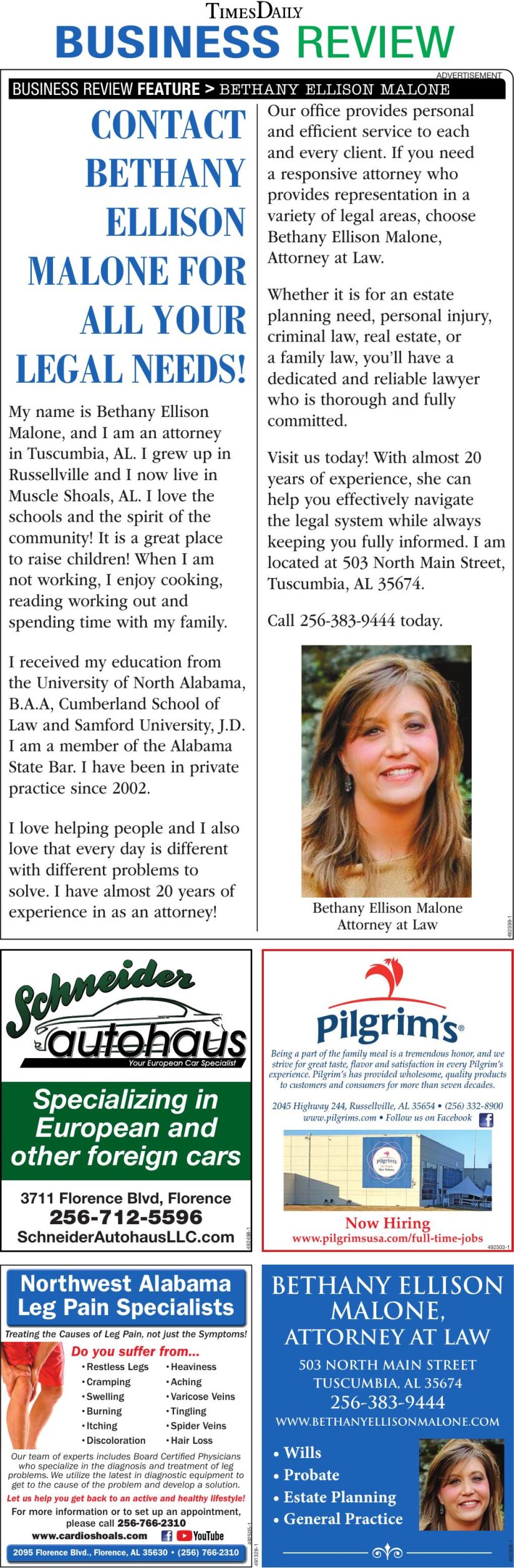 Business Review | Featured Publications | timesdaily.com