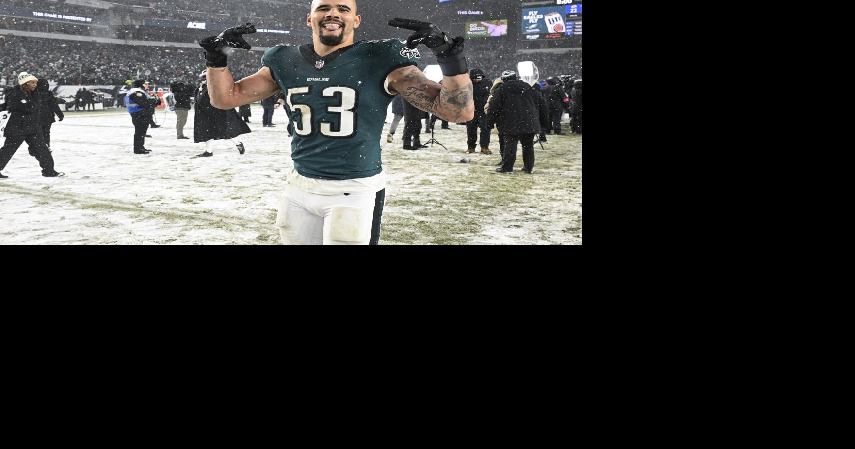 Bad to the Baun: Linebacker finds new life with Eagles | Sports ...