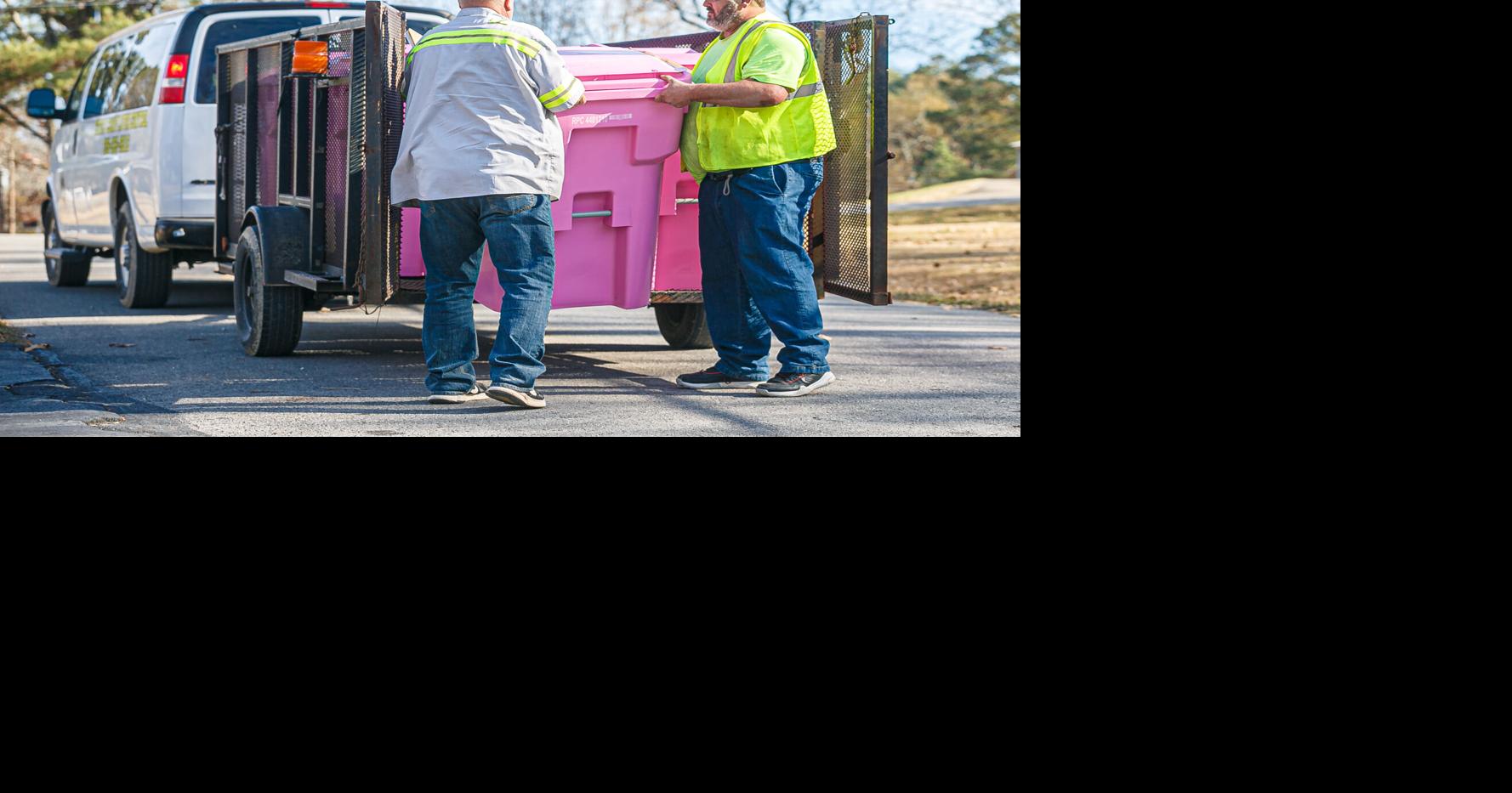 Breast cancer organizations to share pink garbage cart funds | Local ...