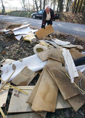Authorities try to determine who dumped roadside debris | Archives ...