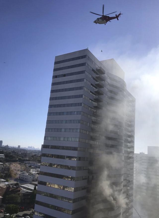 2 critically injured in Los Angeles high-rise apartment fire | News ...