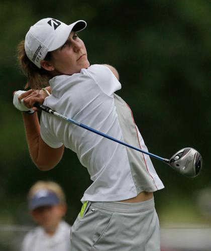 Johnson gets hug after winning Mobile LPGA Golf roundup | Archives ...