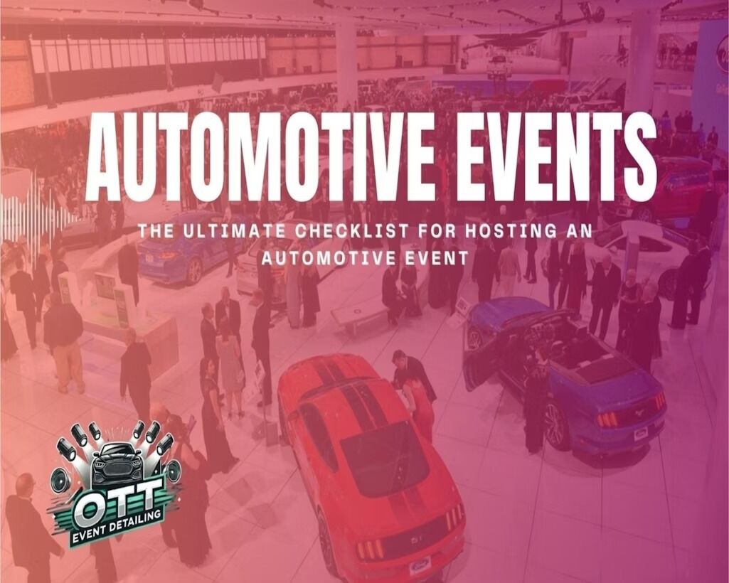 The Ultimate Checklist for Hosting an Automotive Event | Sponsored ...