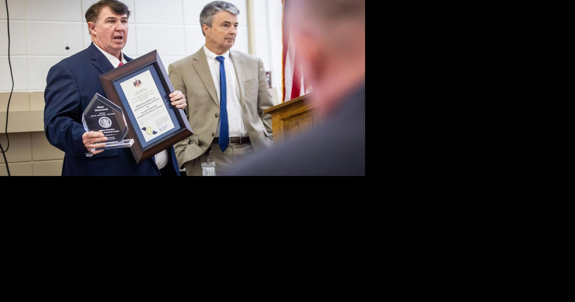 Allen Thornton recognized as AG Safe School | Education | timesdaily.com