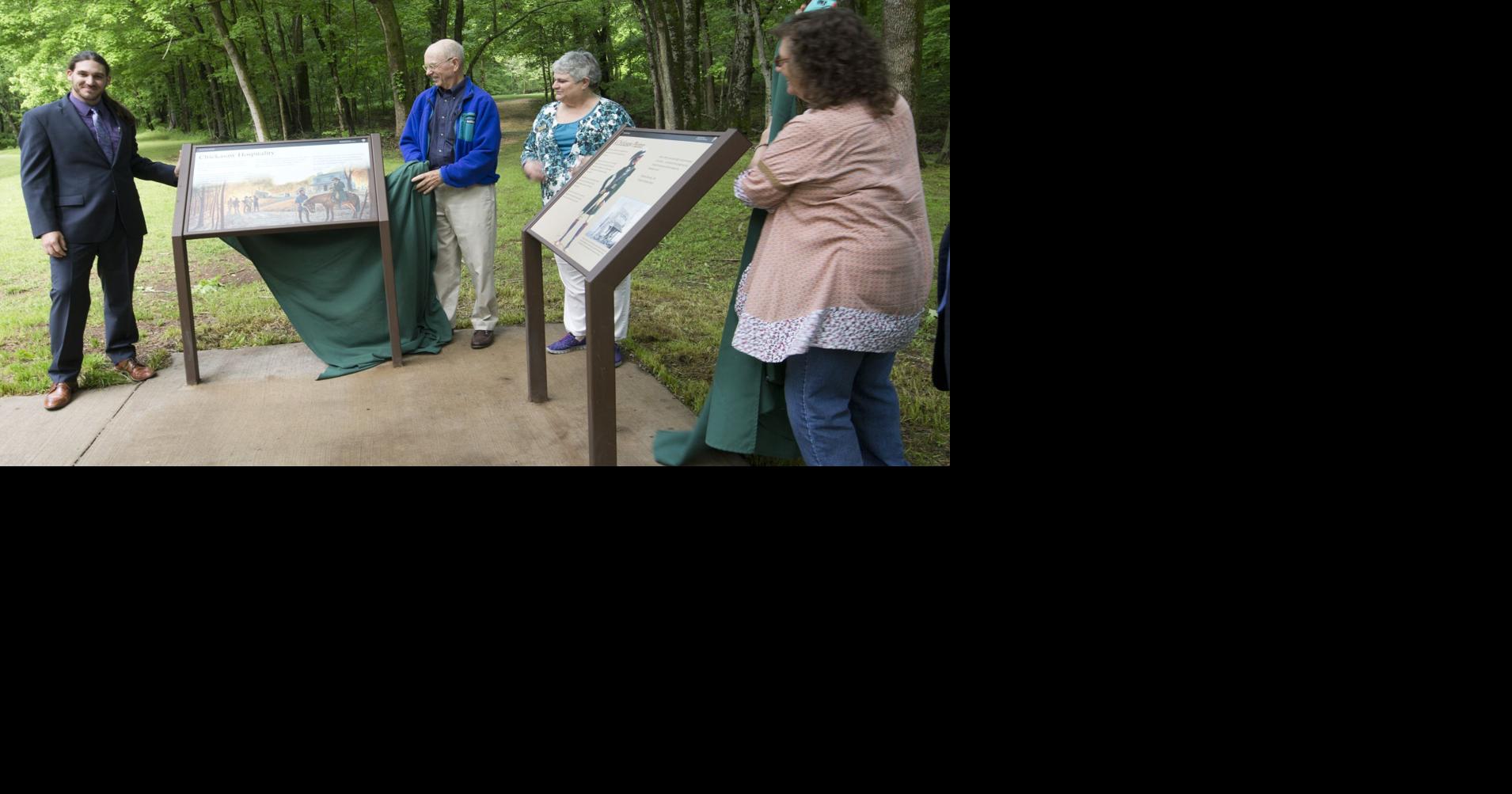 Unveiling of the historical markers at George Colbert home site on the ...