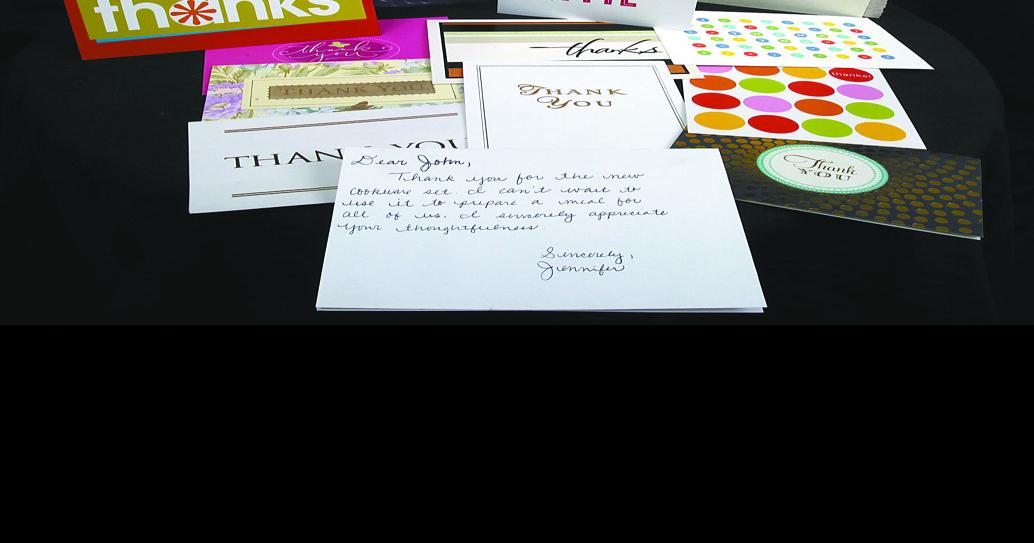 Don't be rude: How to write a proper thank-you note | Life | timesdaily.com