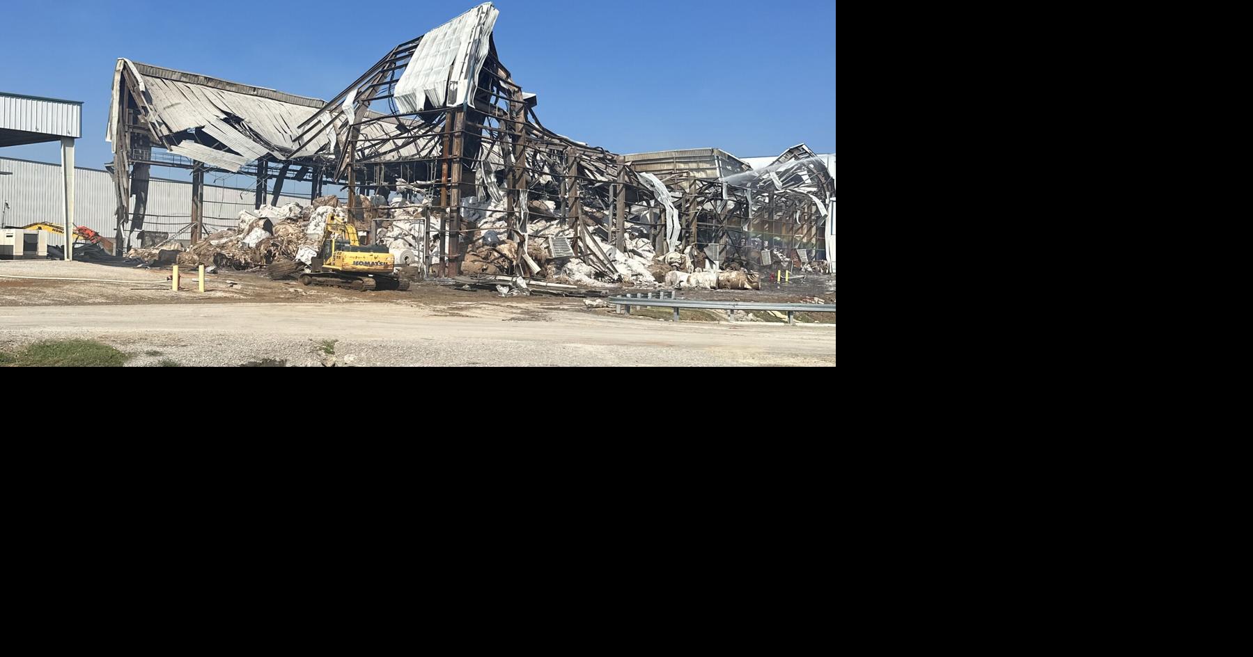 Fire crews clear scene of burned warehouse | Local News | timesdaily.com
