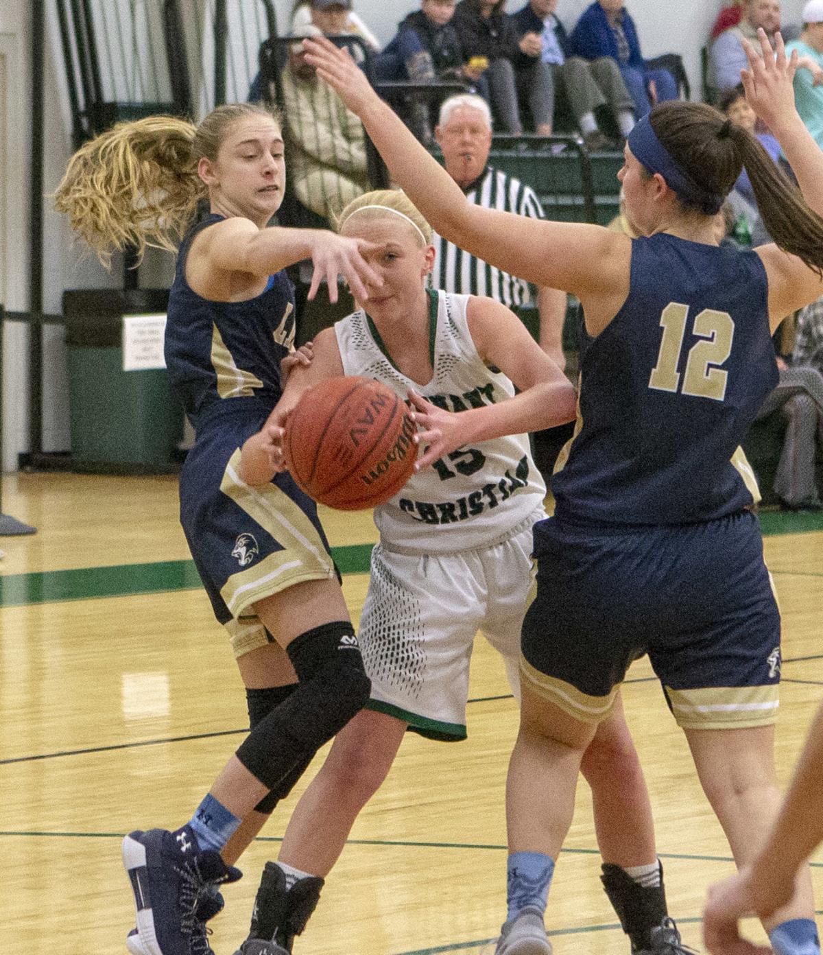 Lindsey Lane plays Covenant Christian School during the CCS Tournament ...