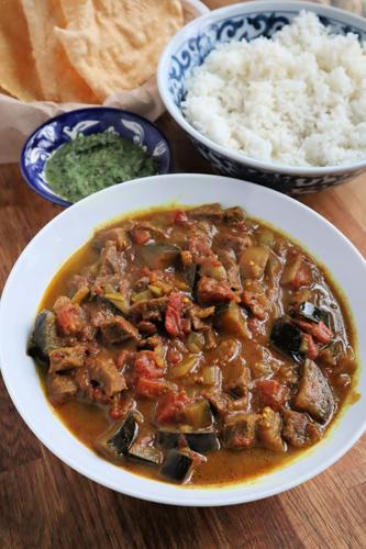 Gretchen's table: Beef and eggplant curry offers adapted Indian flair ...