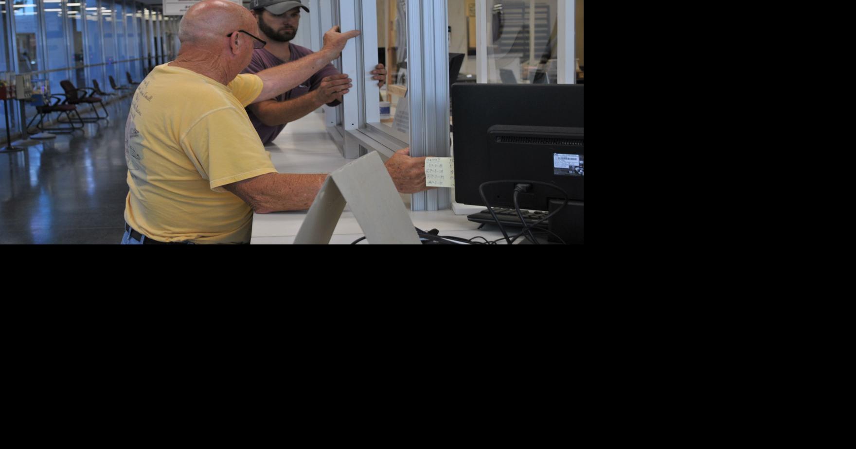 Courthouse partition is added barrier against COVID-19 | Local News ...