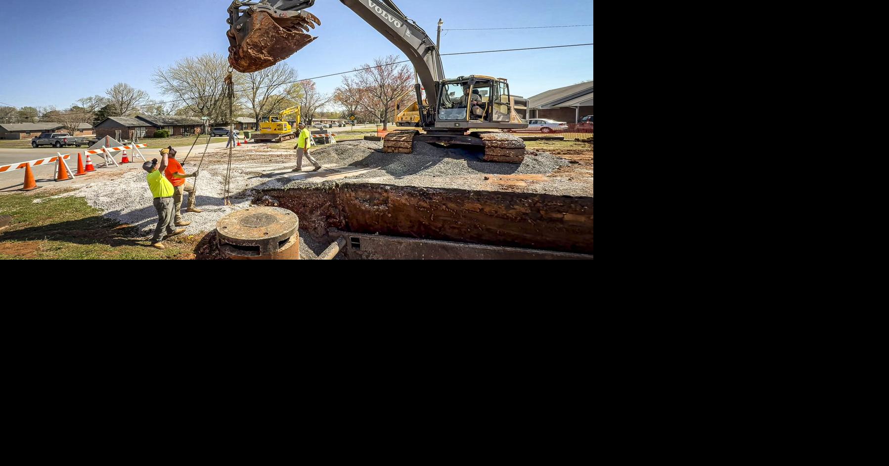 Collapsed storm drain will cost Muscle Shoals $150K | Local News ...