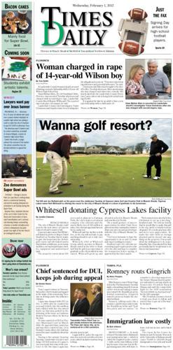 Today's Front Page | Archives | timesdaily.com