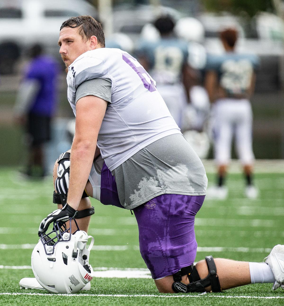 After missing the last two seasons, UNA offensive lineman Walker ready ...