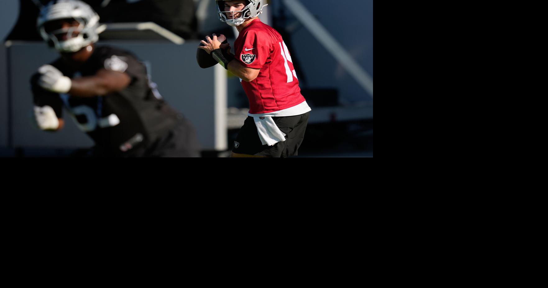 Raiders coach: Rookie Mendoza improving fast | Sports | timesdaily.com