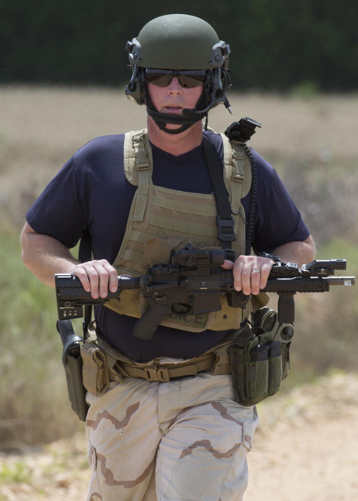 Pushing to the limit; SWAT members work on physical ability and ...