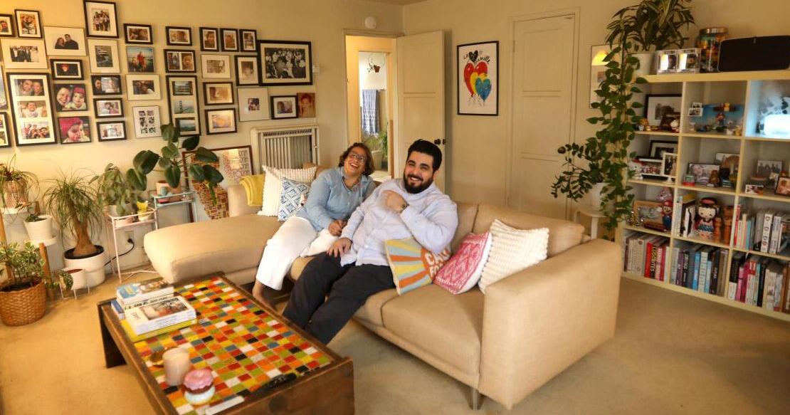 A quirky, fun apartment: Couple's home arranged to make family members ...