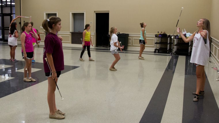 Alabama Crimsonettes teach twirling at A.W. Todd Center | Gallery ...