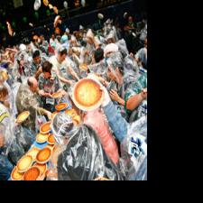 Raw Video: Pie Fight Record | Archives | timesdaily.com