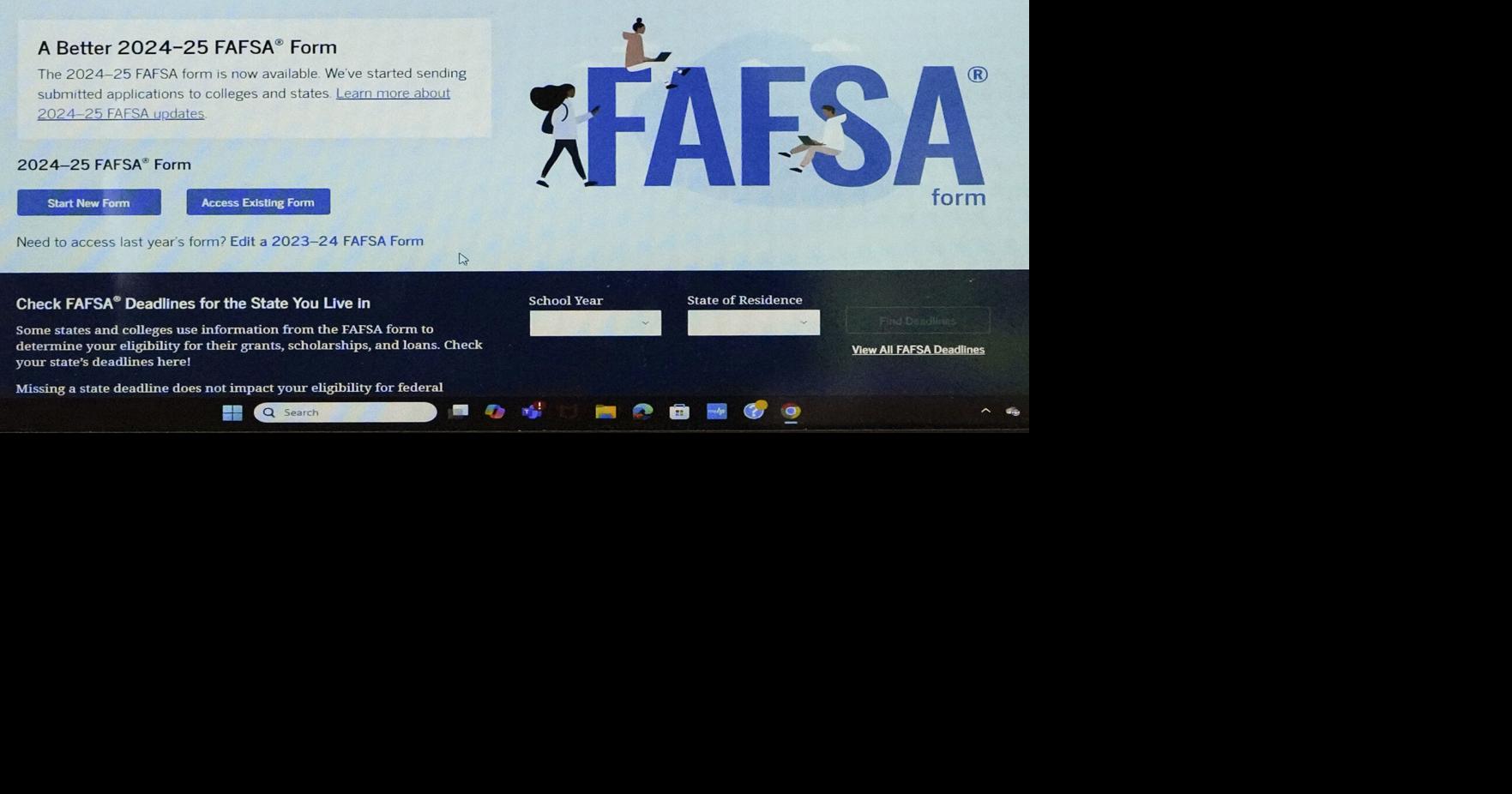 Federal government adds earnings comparison to the FAFSA process ...