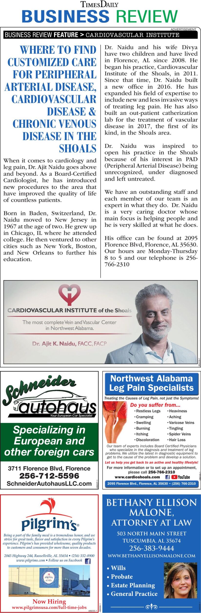 Business Review | Featured Publications | timesdaily.com