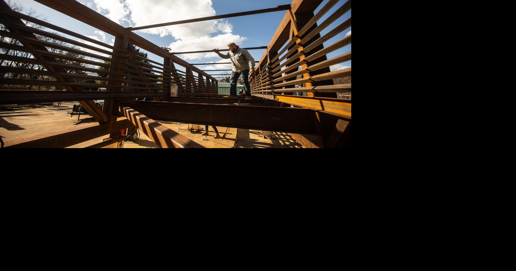 Iron workers completing fabrication of new Spring Creek bridge | News ...