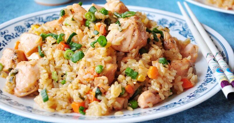 Gretchen's table: Hooked on salmon, fried rice and veggies | Food ...