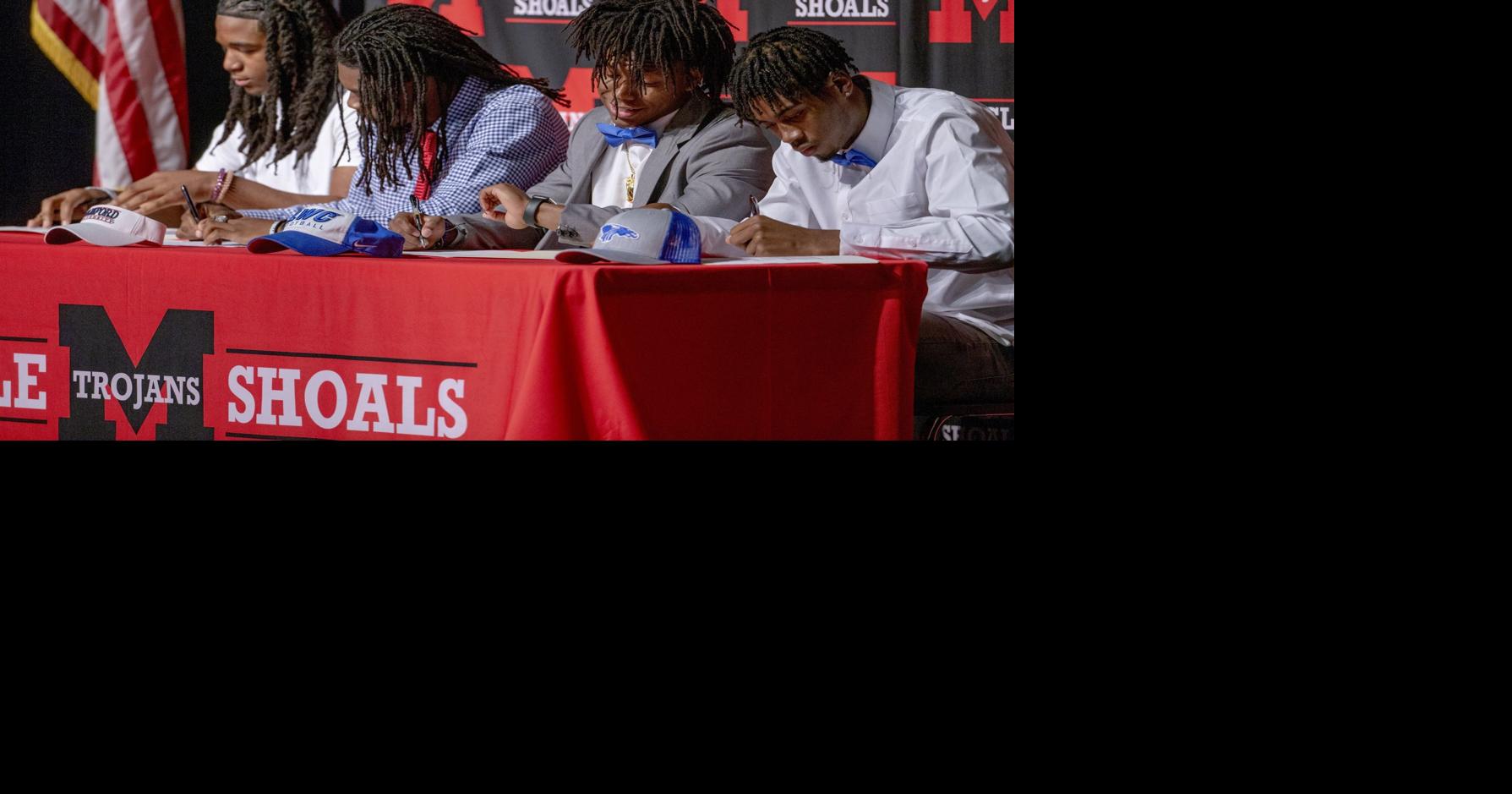 Four Muscle Shoals High School athletes sign letters to play in college ...