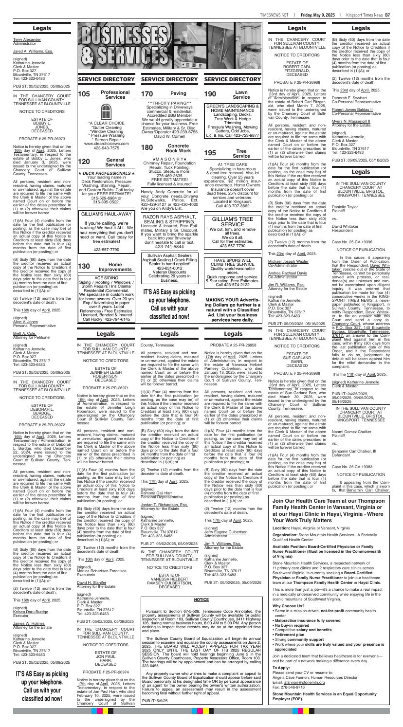 Page B7 | e-Paper | timesnews.net