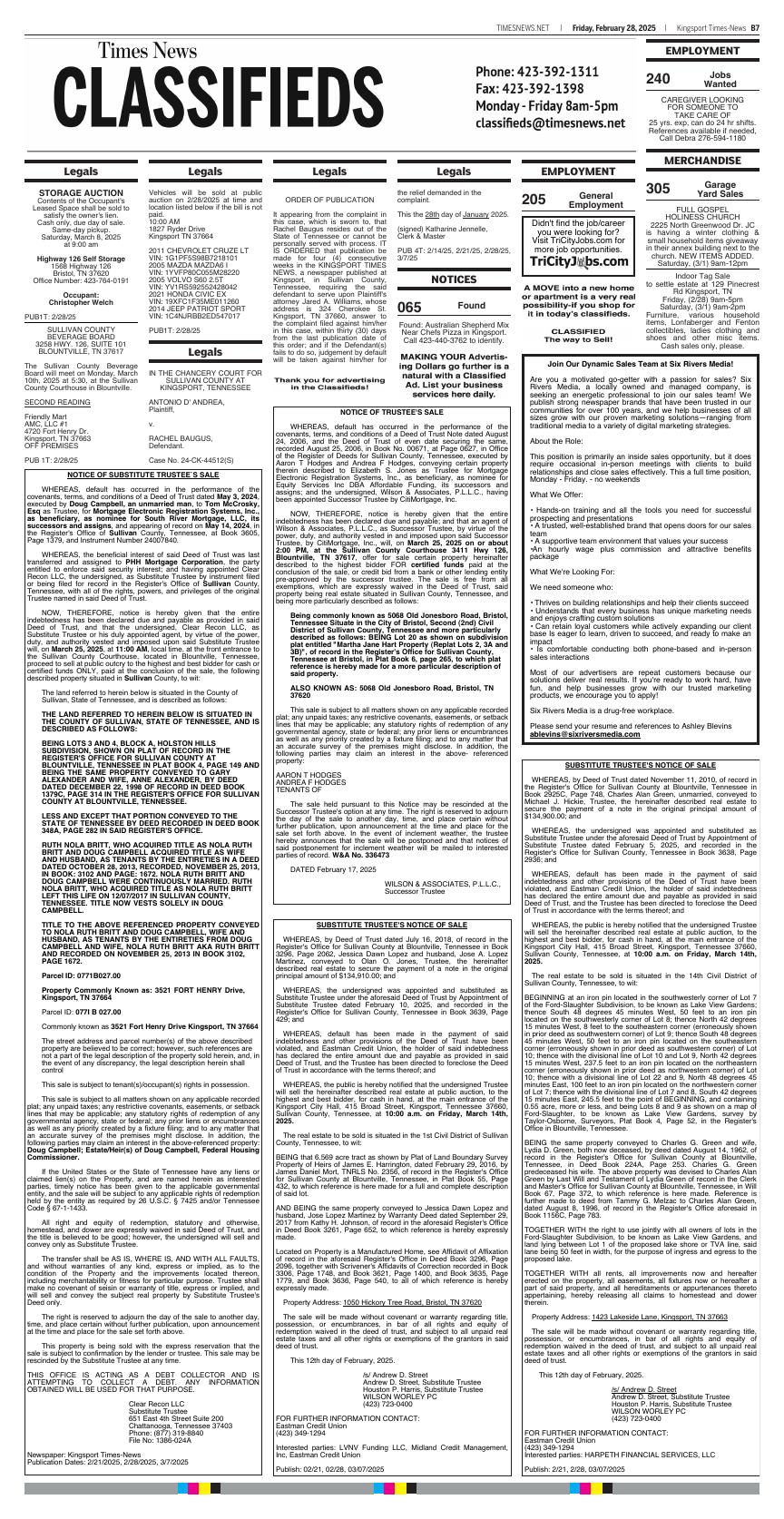 Page B7 | e-Paper | timesnews.net