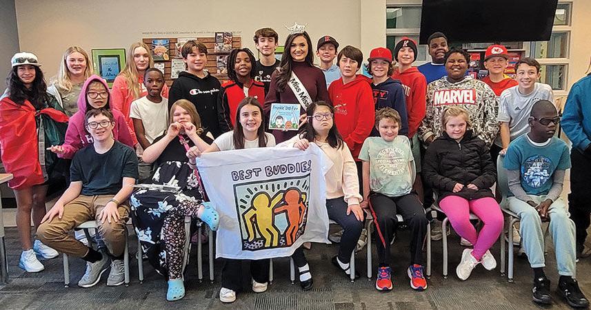 Miss Missouri Visits “Best Buddies” Group At Nipher Middle School ...