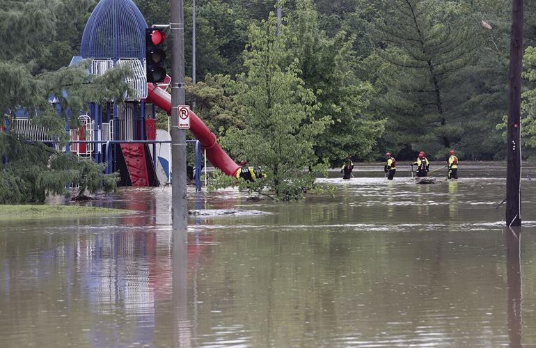 Record Rainfall Causes Flash Flooding In Webster Groves, Rock Hill ...